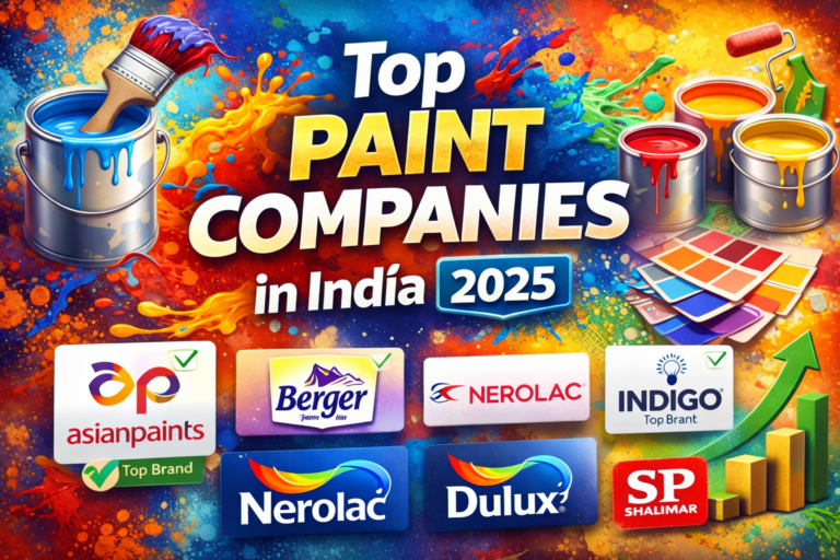Top Paint Companies in India 2025: Leading Paint Brands, New Entrants ...